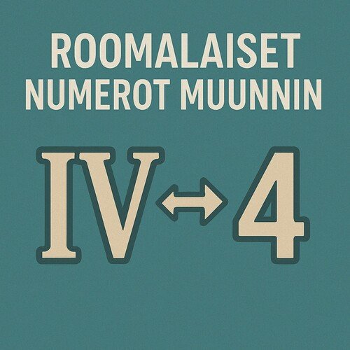 Roomalaiset numerot muunnin 2025 – Muunna helposti ja nopeasti ...